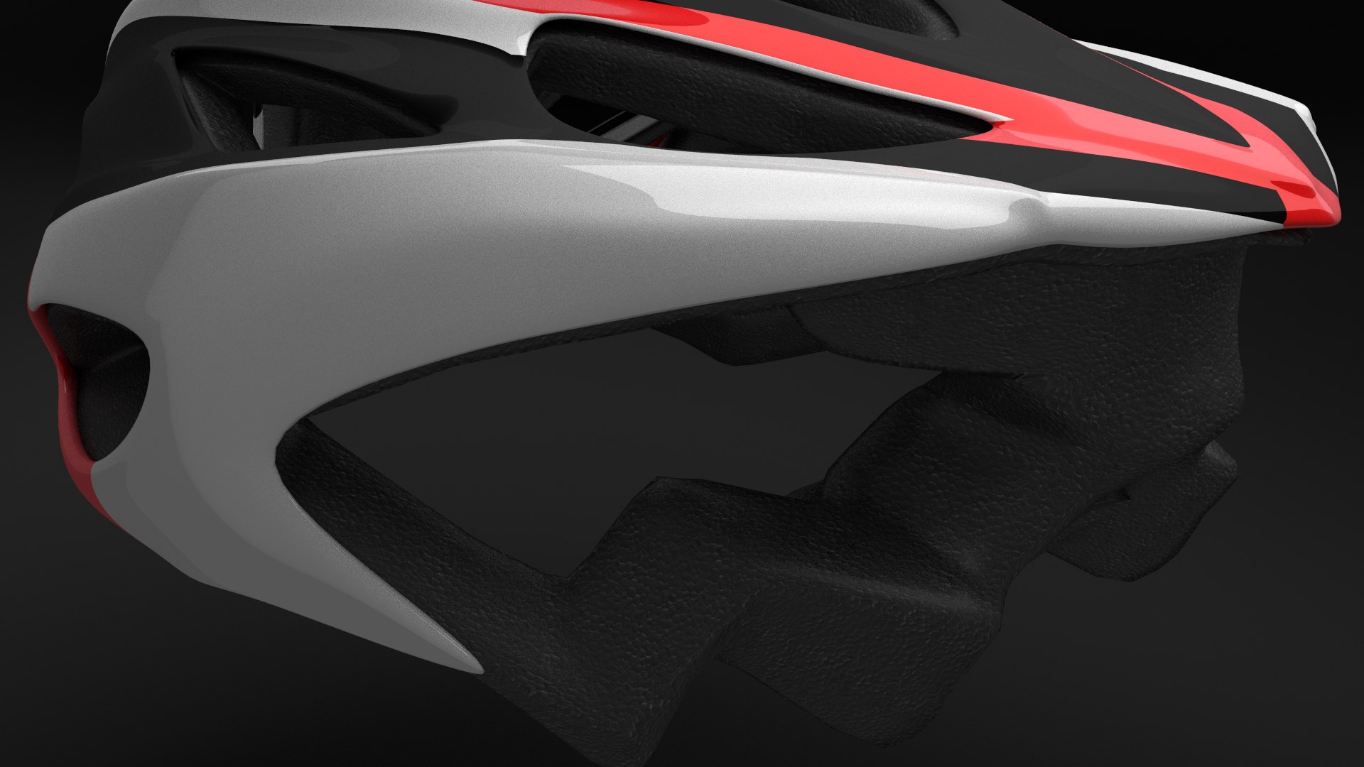 3d Model Bell Alcherra Racing Bike Helmet