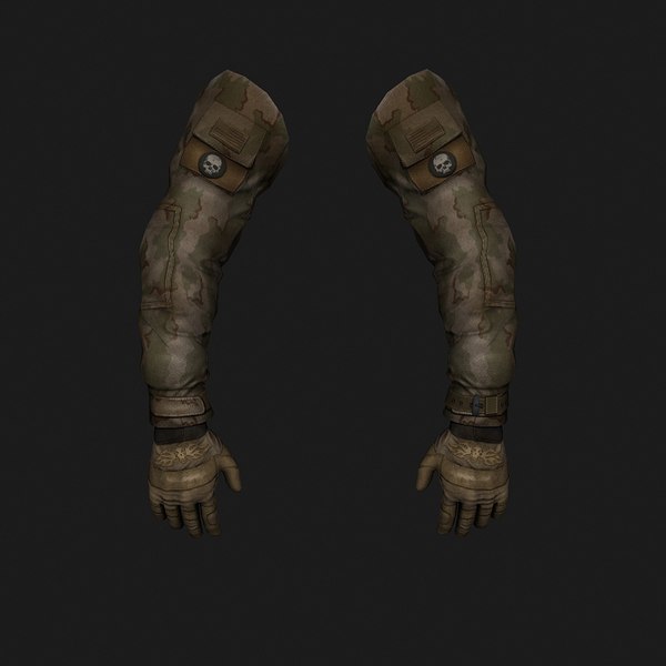 3d model military human