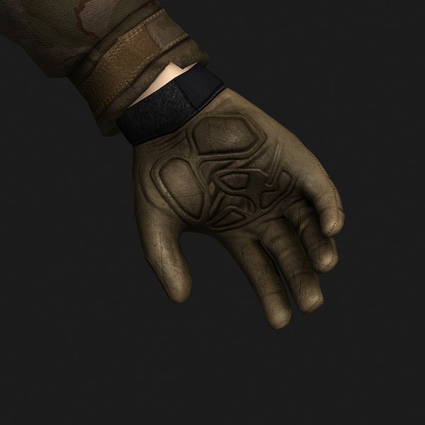 3d model military human