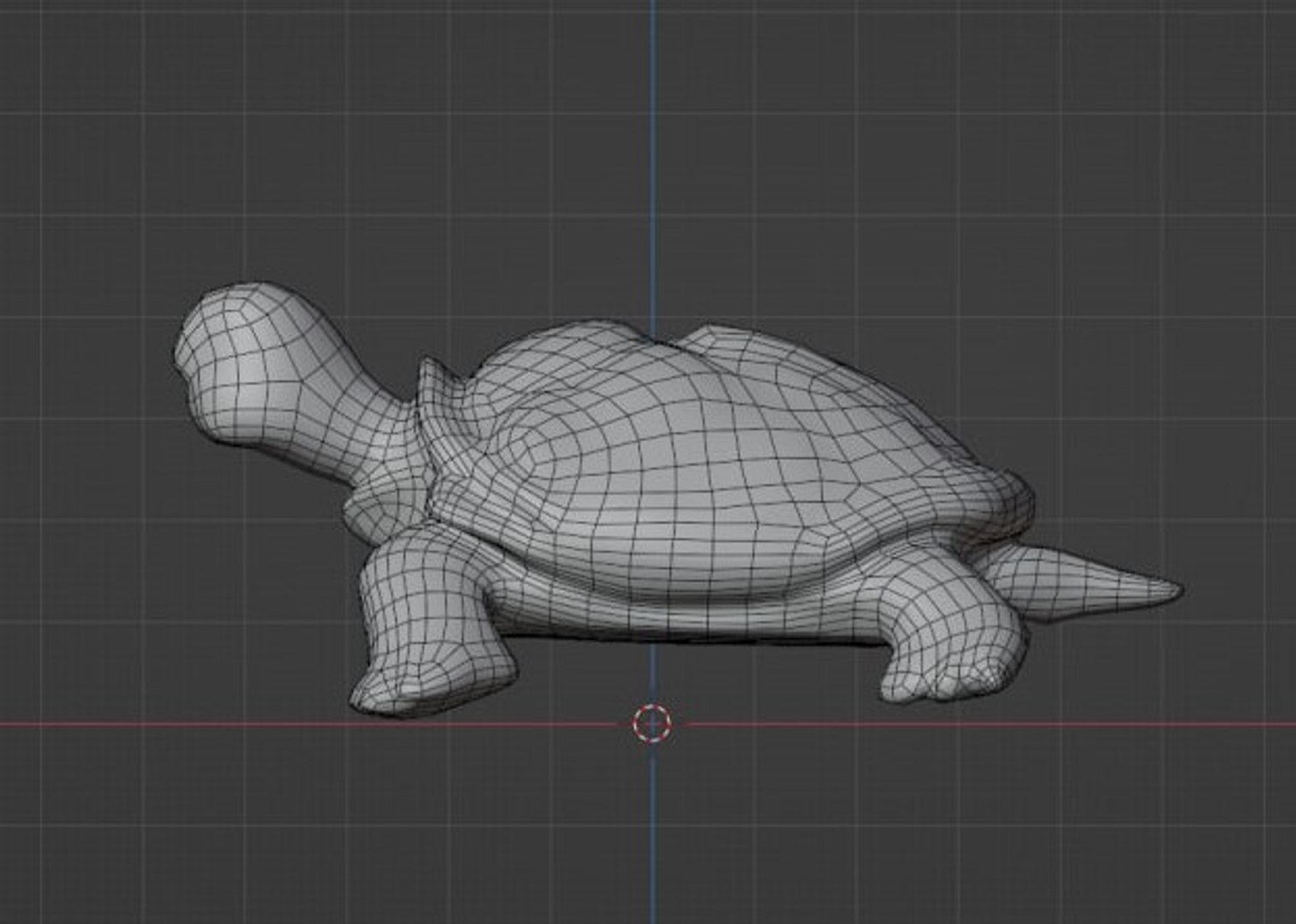 3D Model Gray Turtle Low Poly - TurboSquid 2209000