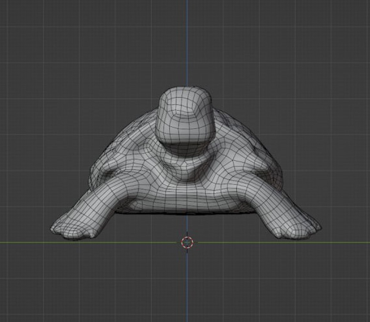 3D Model Gray Turtle Low Poly - TurboSquid 2209000