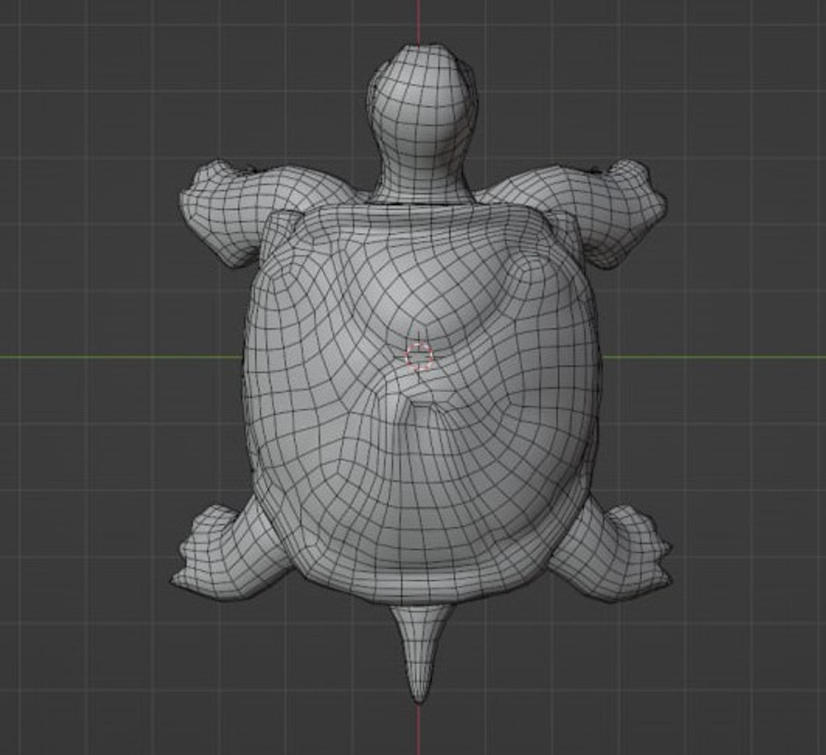 3D Model Gray Turtle Low Poly - TurboSquid 2209000