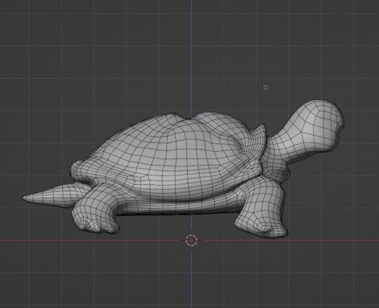 3D Model Gray Turtle Low Poly - TurboSquid 2209000