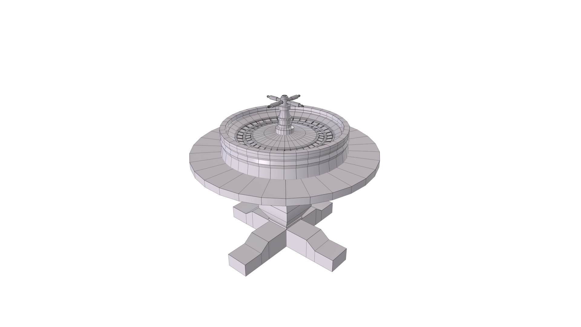 3D Roulette Table Model - TurboSquid 2010374