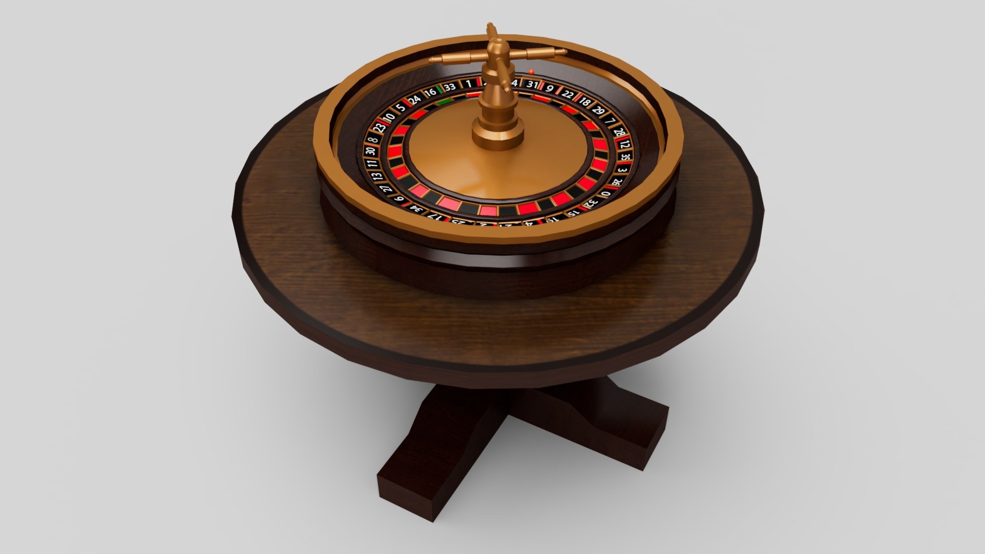 3D Roulette Table Model - TurboSquid 2010374