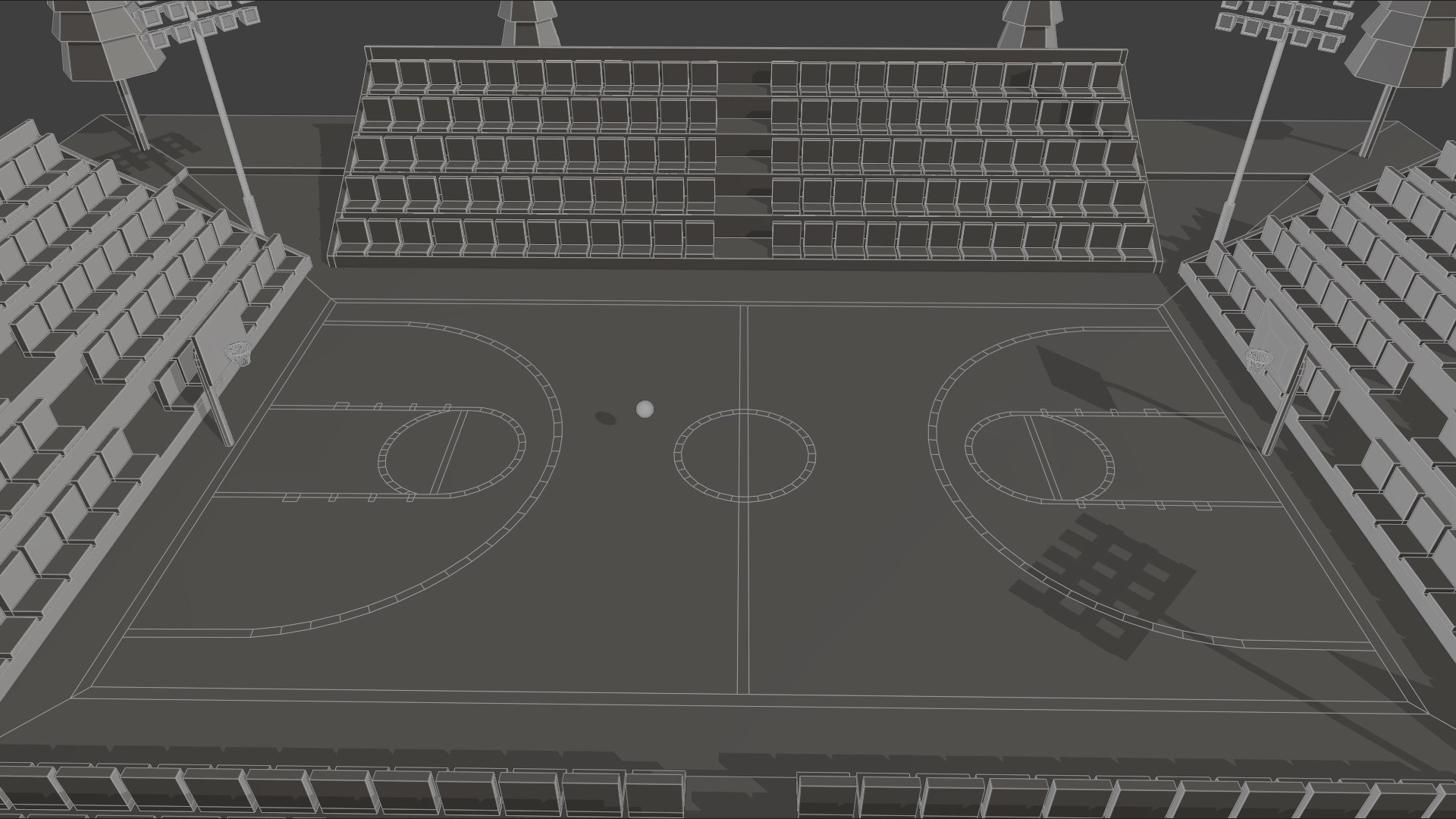 3D Low Poly Basketball - TurboSquid 2313023