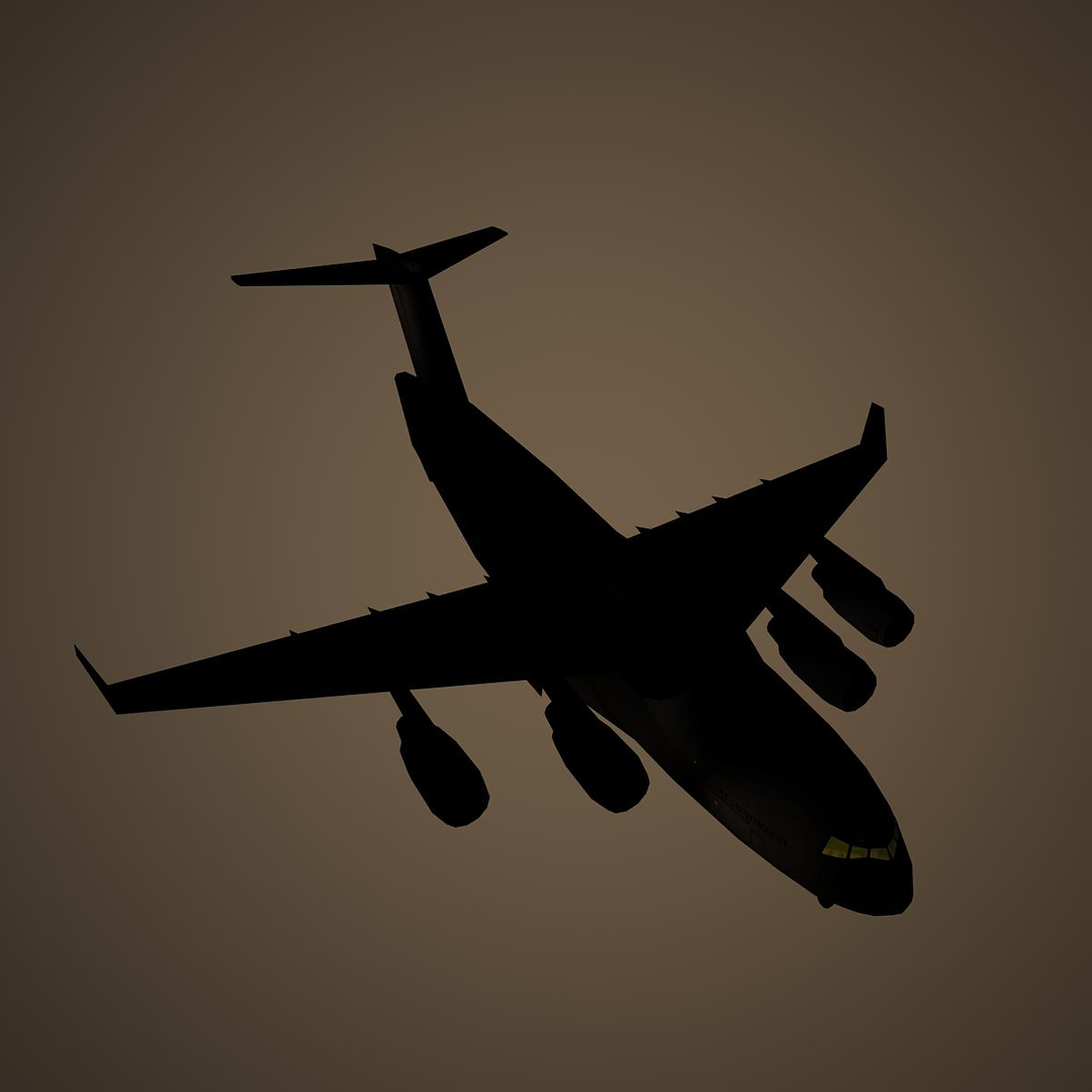 3d Boeing Rnl Military Transport Model