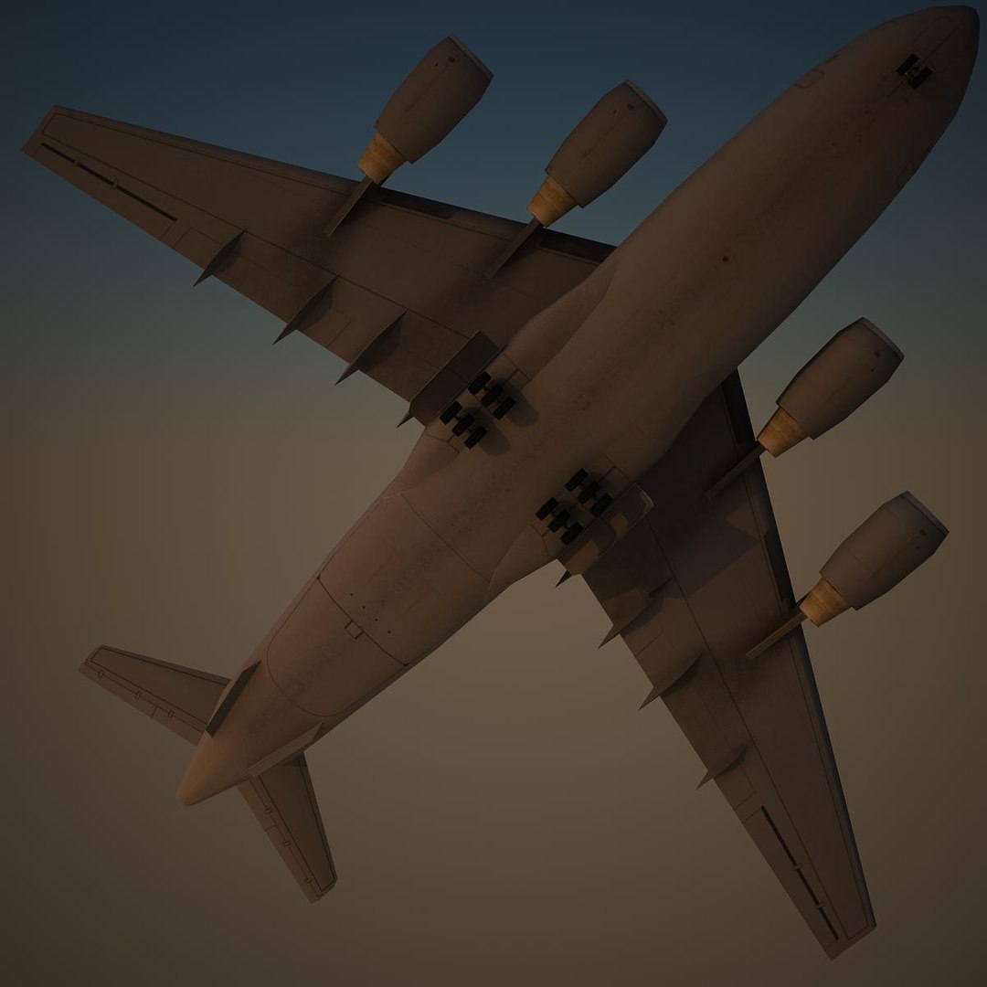 3d Boeing Rnl Military Transport Model