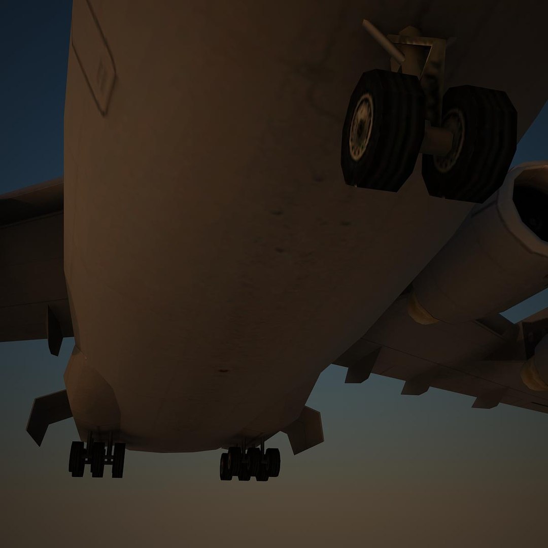 3d Boeing Rnl Military Transport Model