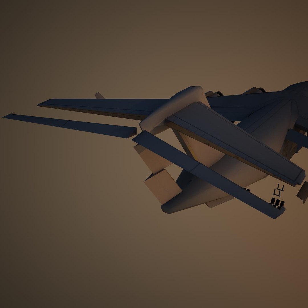 3d Boeing Rnl Military Transport Model