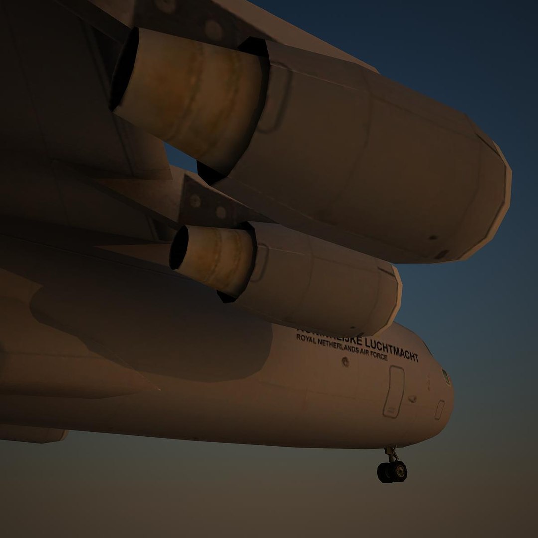 3d Boeing Rnl Military Transport Model