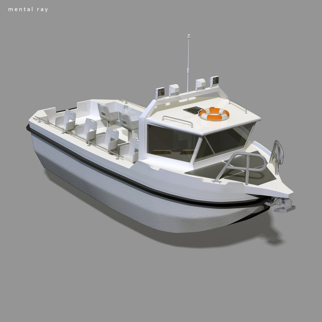 Trolling Boat 3d Model