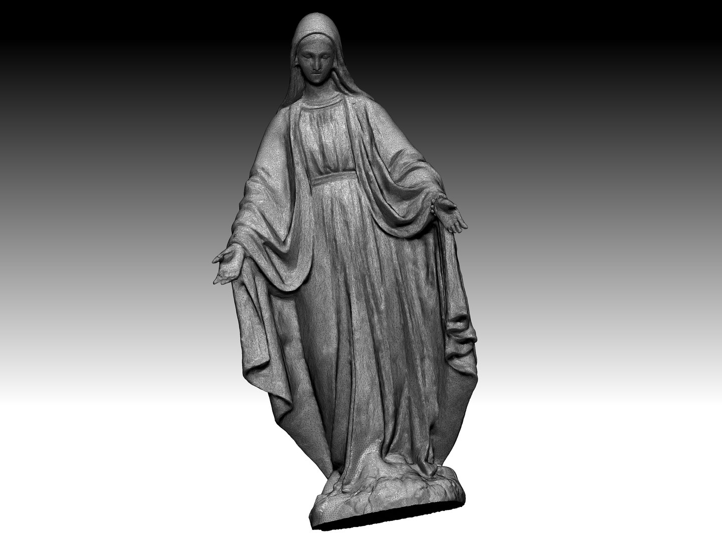 3D Virgin Mary Model - TurboSquid 1704754