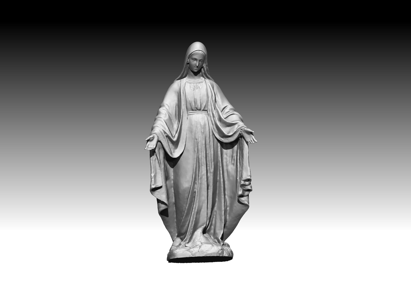 3D Virgin Mary Model - TurboSquid 1704754