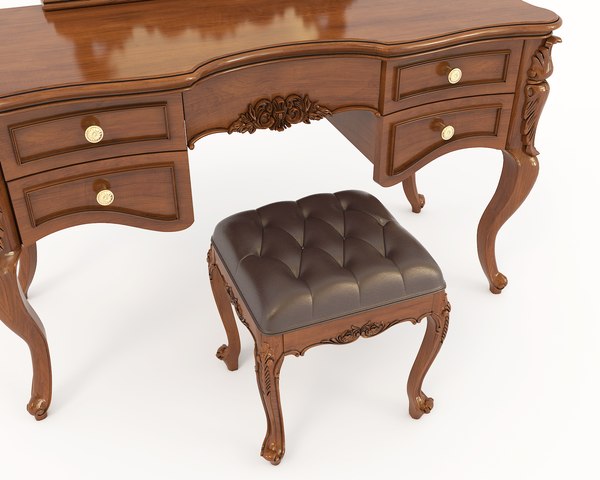 3D model Classic Style Dressing Table 7 - TurboSquid 1954941