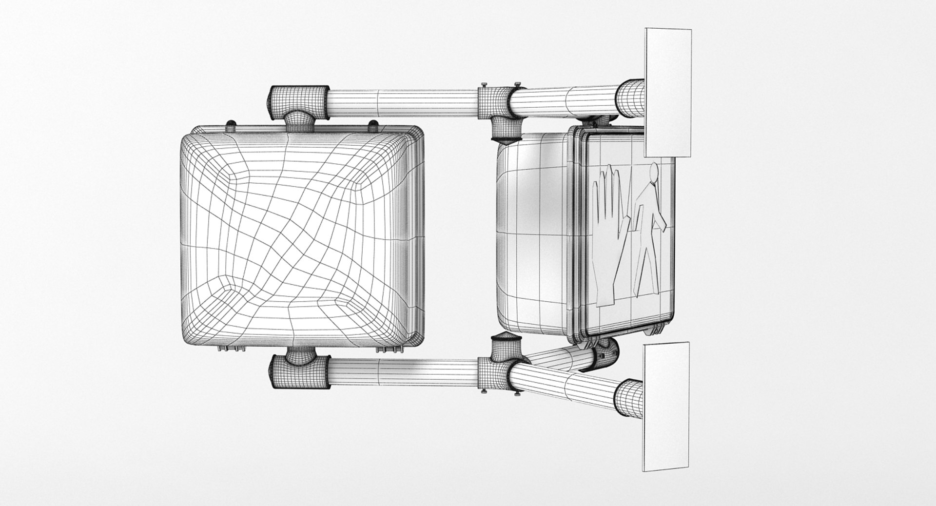 traffic lights 3d model