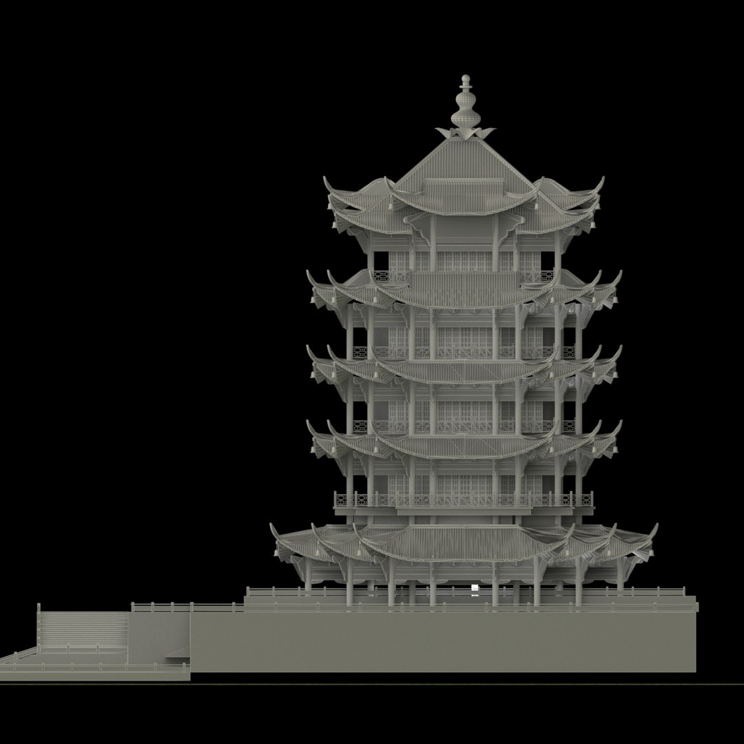 Chinese Tower 3D Model - TurboSquid 1609277