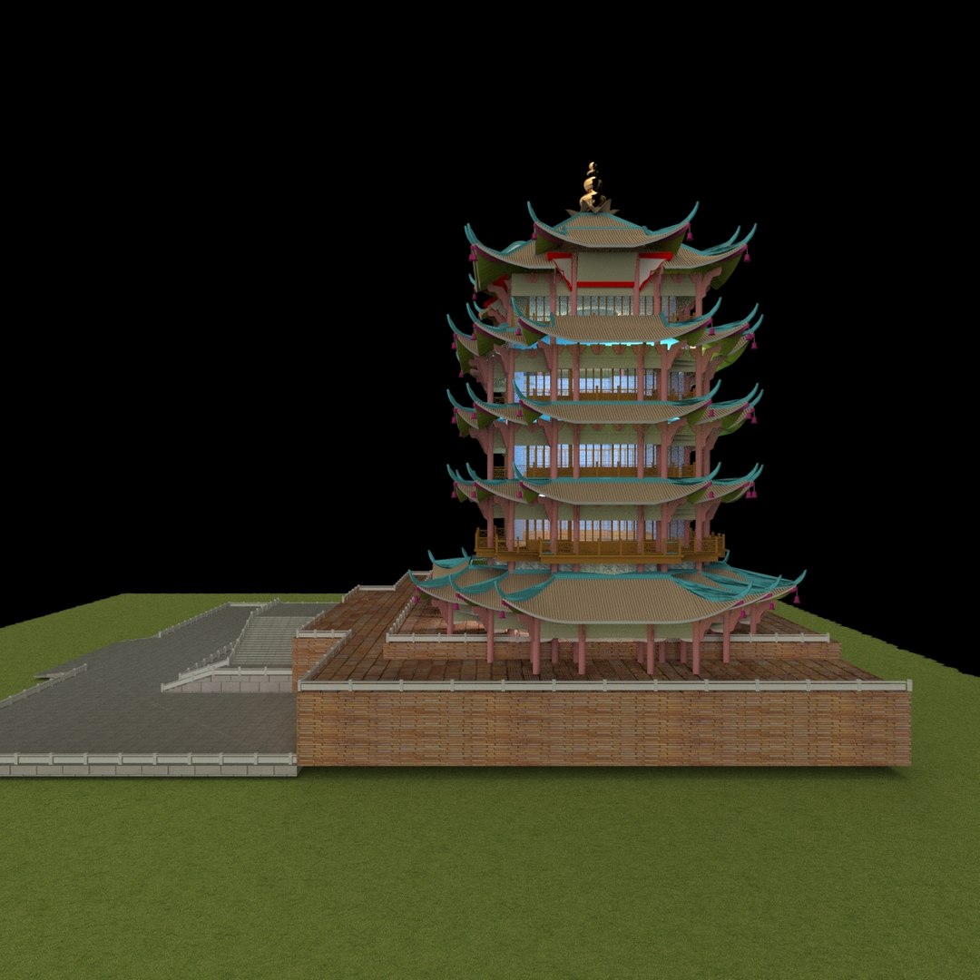 Chinese Tower 3D Model - TurboSquid 1609277