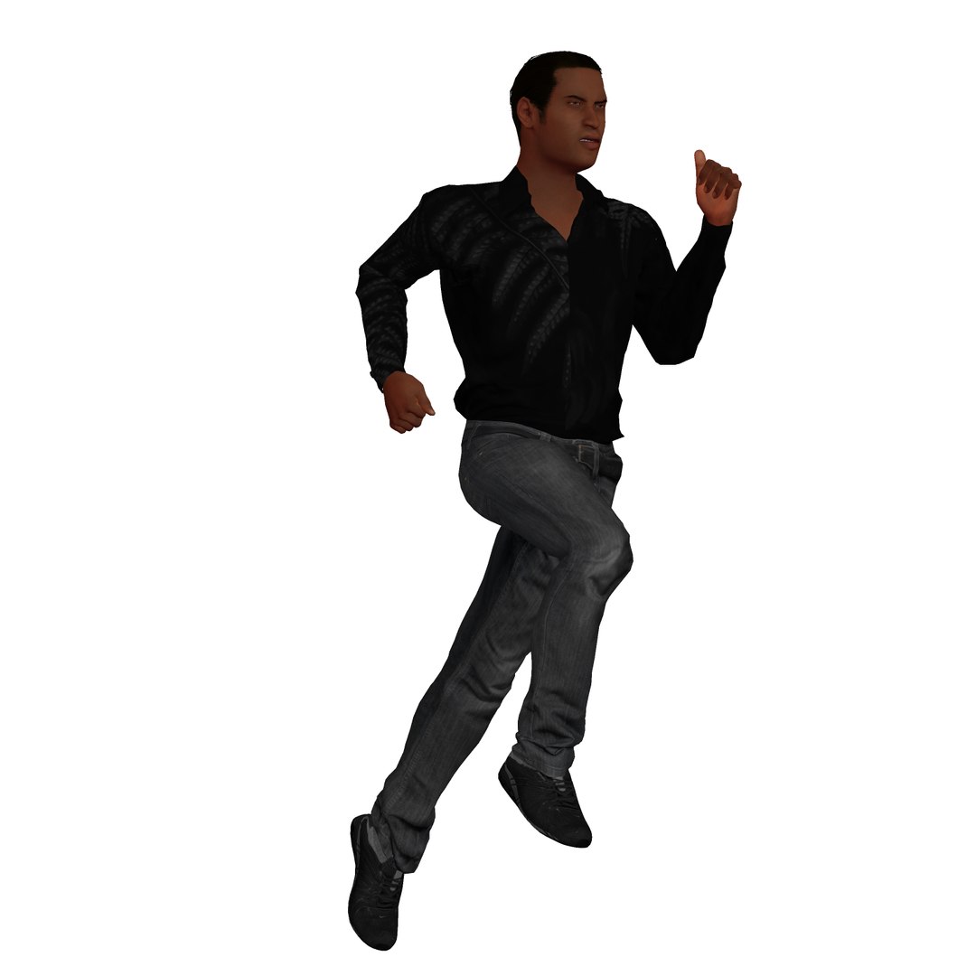 3D model adult male dark character - TurboSquid 1634626