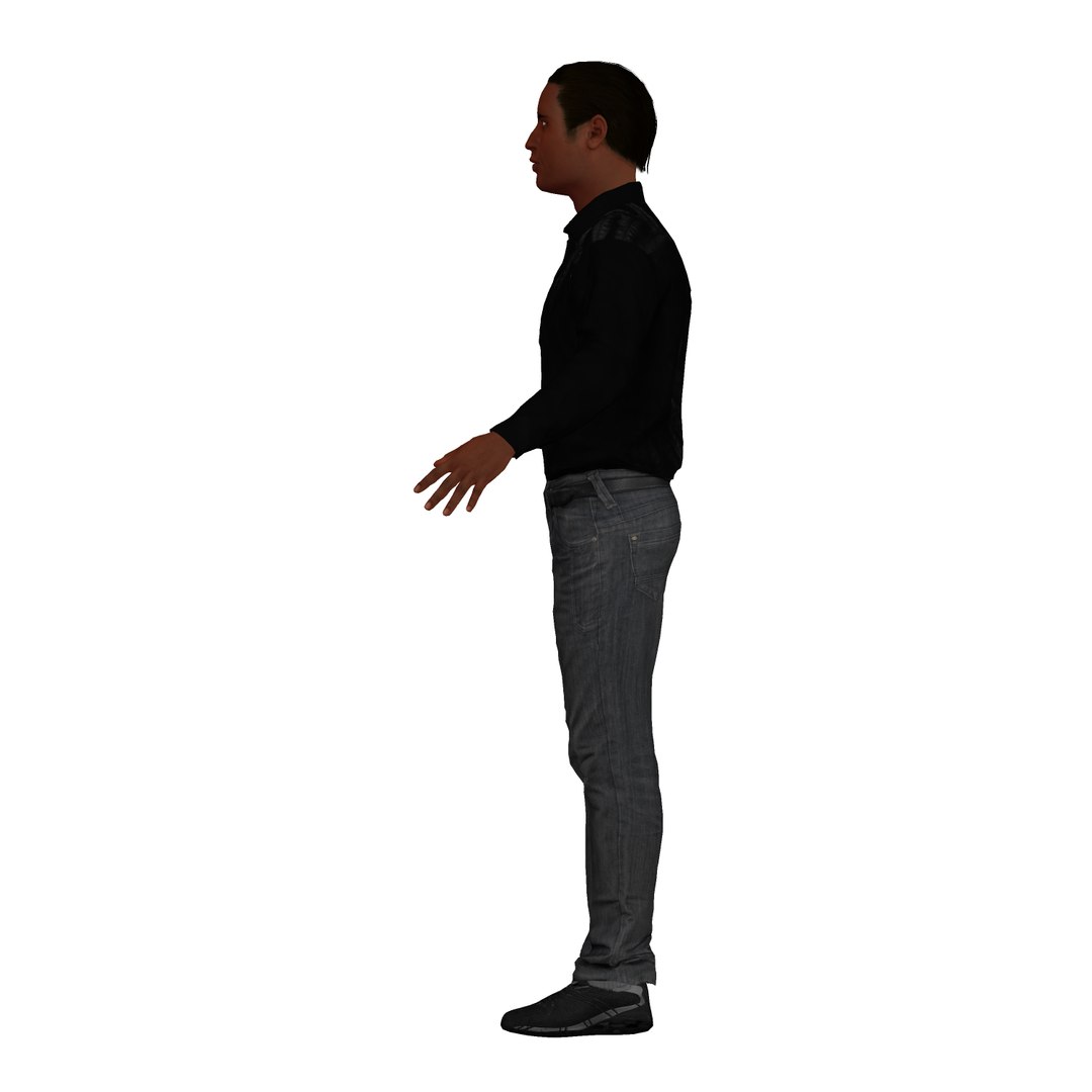 3D model adult male dark character - TurboSquid 1634626