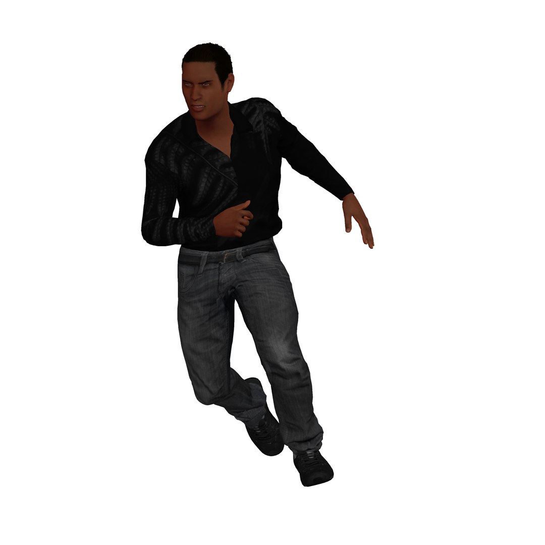 3D model adult male dark character - TurboSquid 1634626