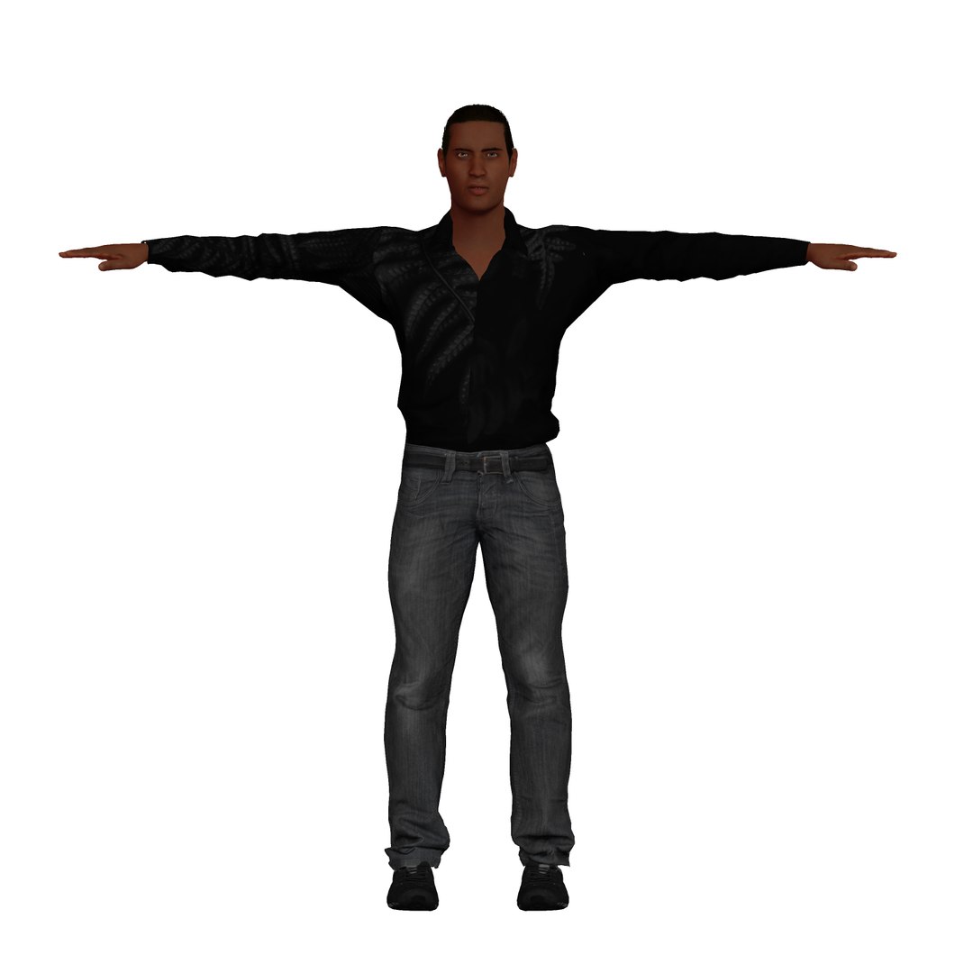 3D model adult male dark character - TurboSquid 1634626