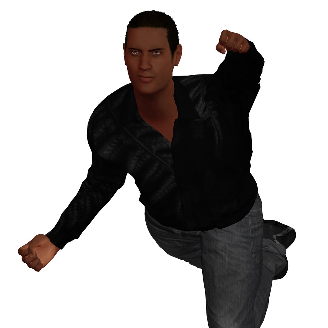 3D model adult male dark character - TurboSquid 1634626