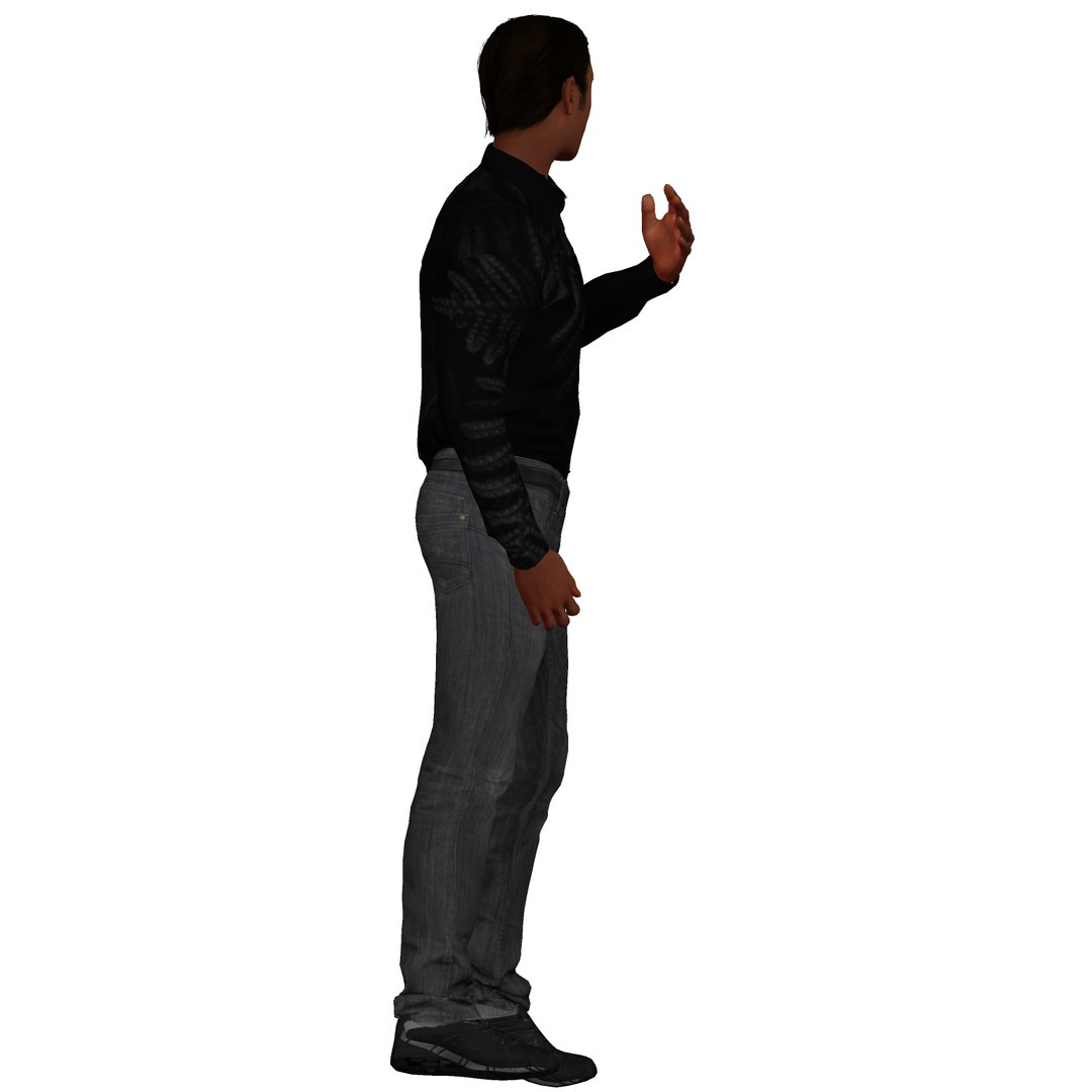 3D model adult male dark character - TurboSquid 1634626