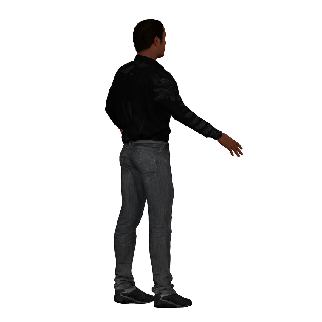 3D model adult male dark character - TurboSquid 1634626