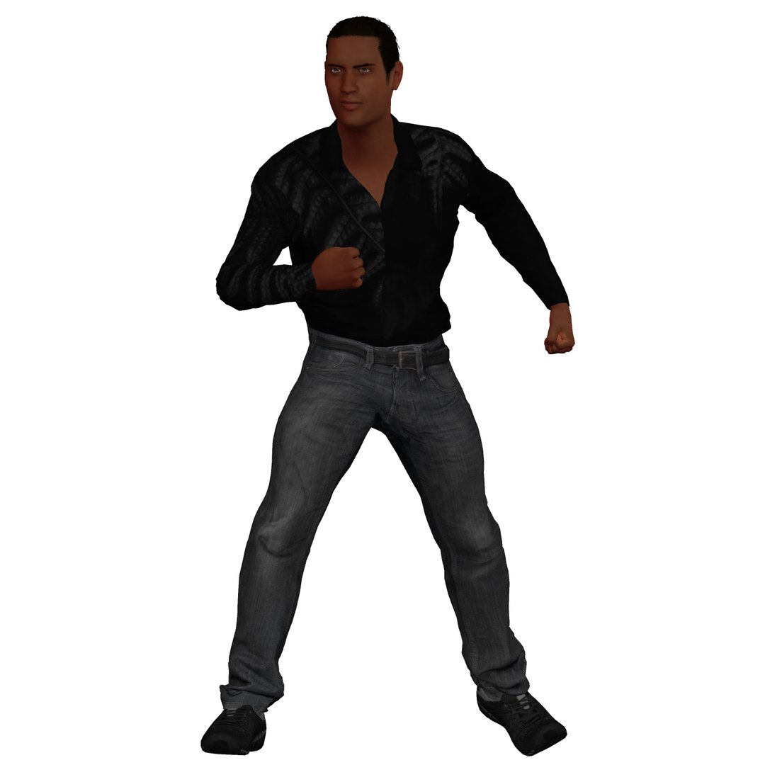 3D model adult male dark character - TurboSquid 1634626