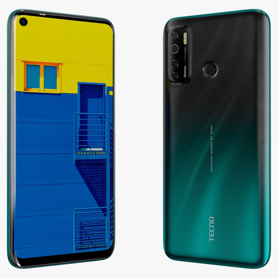 3D model SmartPhone LowPoly Spark Techno - TurboSquid 1723132