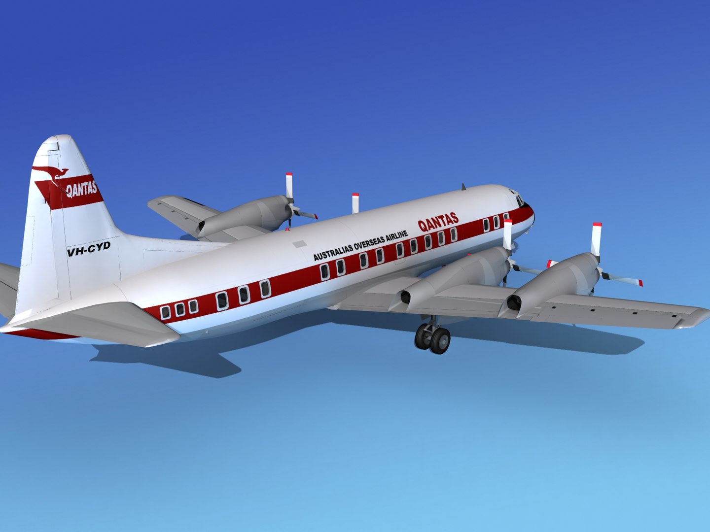 Propellers Electra Lockheed 3d Max