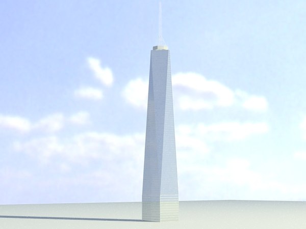 freedom tower 3d model