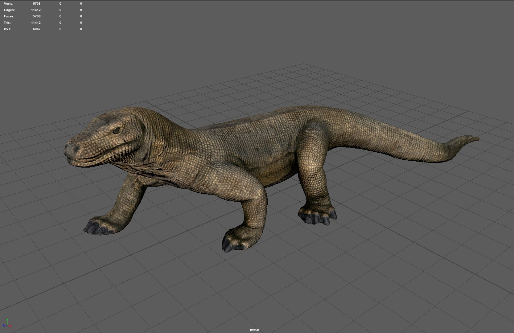 3D Komodo Dragon - TurboSquid 2076917
