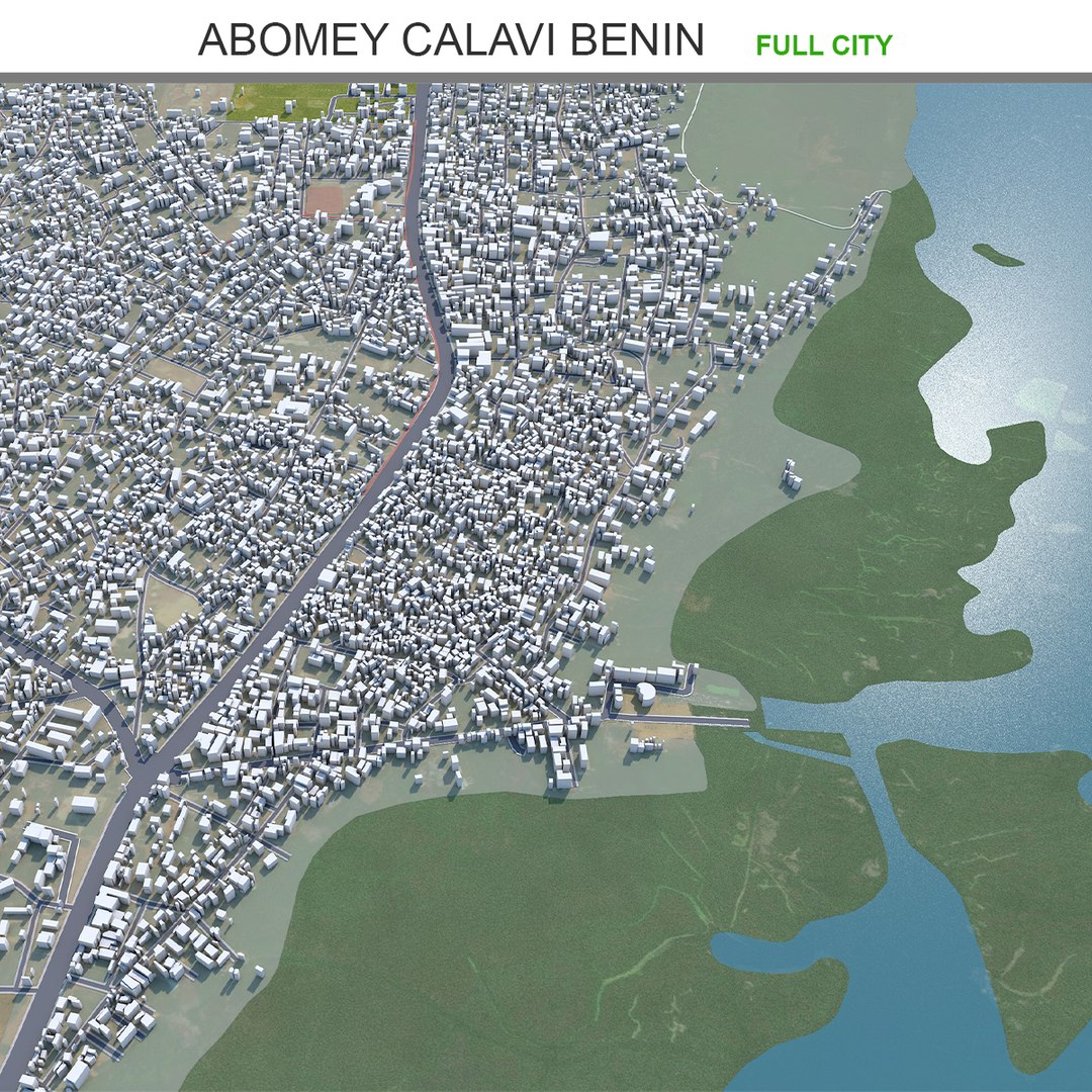 3D Model Abomey Calavi Benin - TurboSquid 2084593