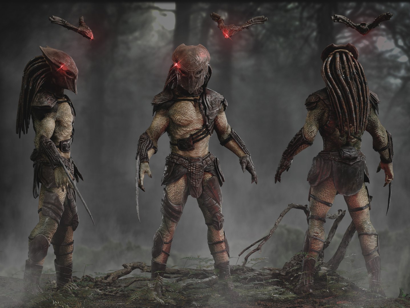 Falconer Predator Model - TurboSquid 2416624