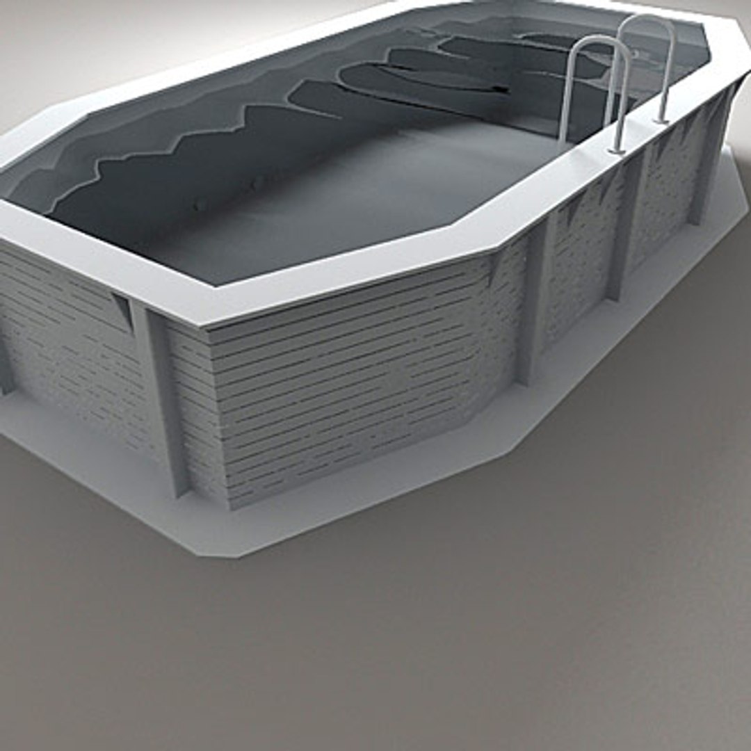 3d Garden Swimming Pool