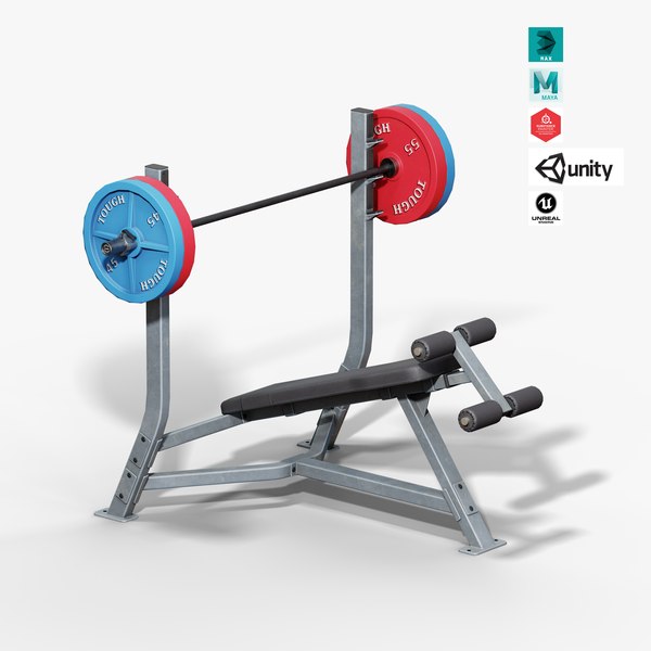 modelo 3d Banco declinado - TurboSquid 2277714