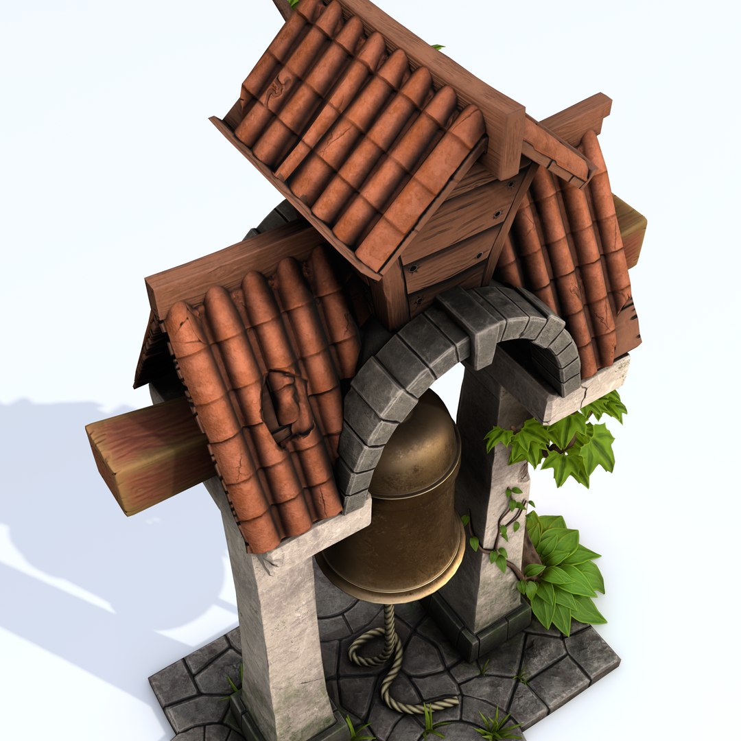 3D Bell Tower Model - TurboSquid 1924975