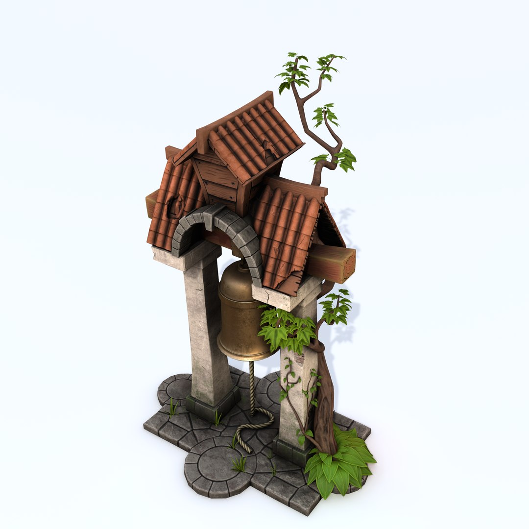 3D Bell Tower Model - TurboSquid 1924975