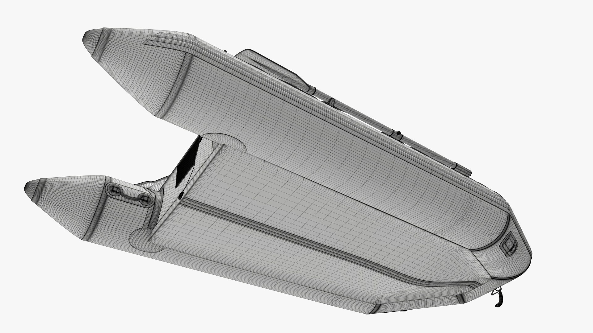 Inflatable Boat 3D Model - TurboSquid 1621889