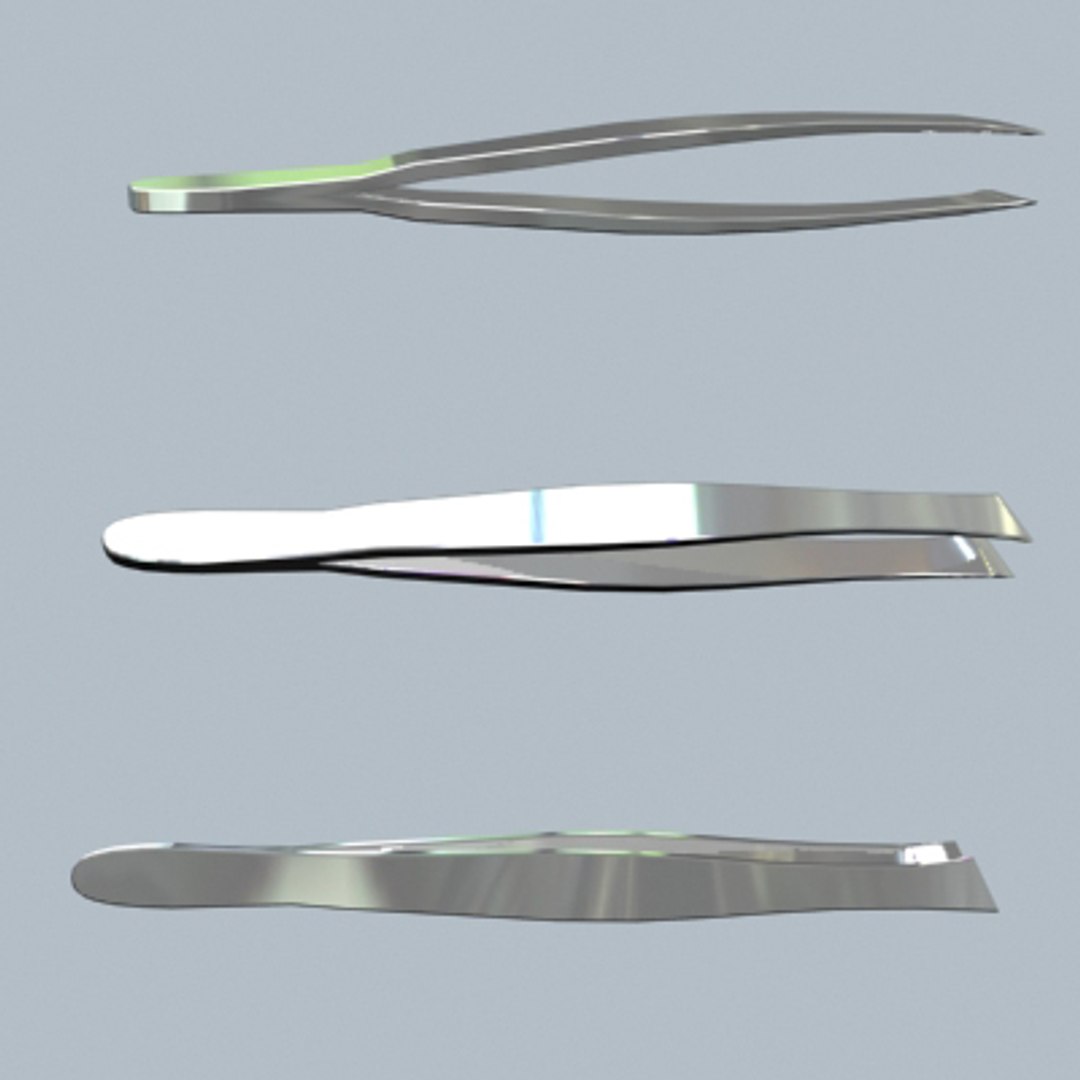 3d model tweezers