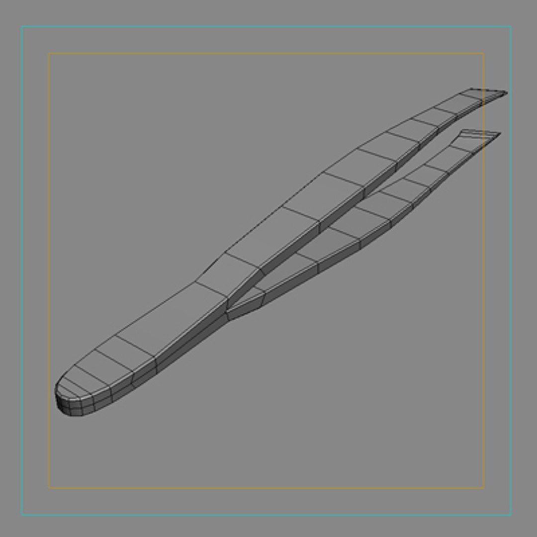 3d model tweezers