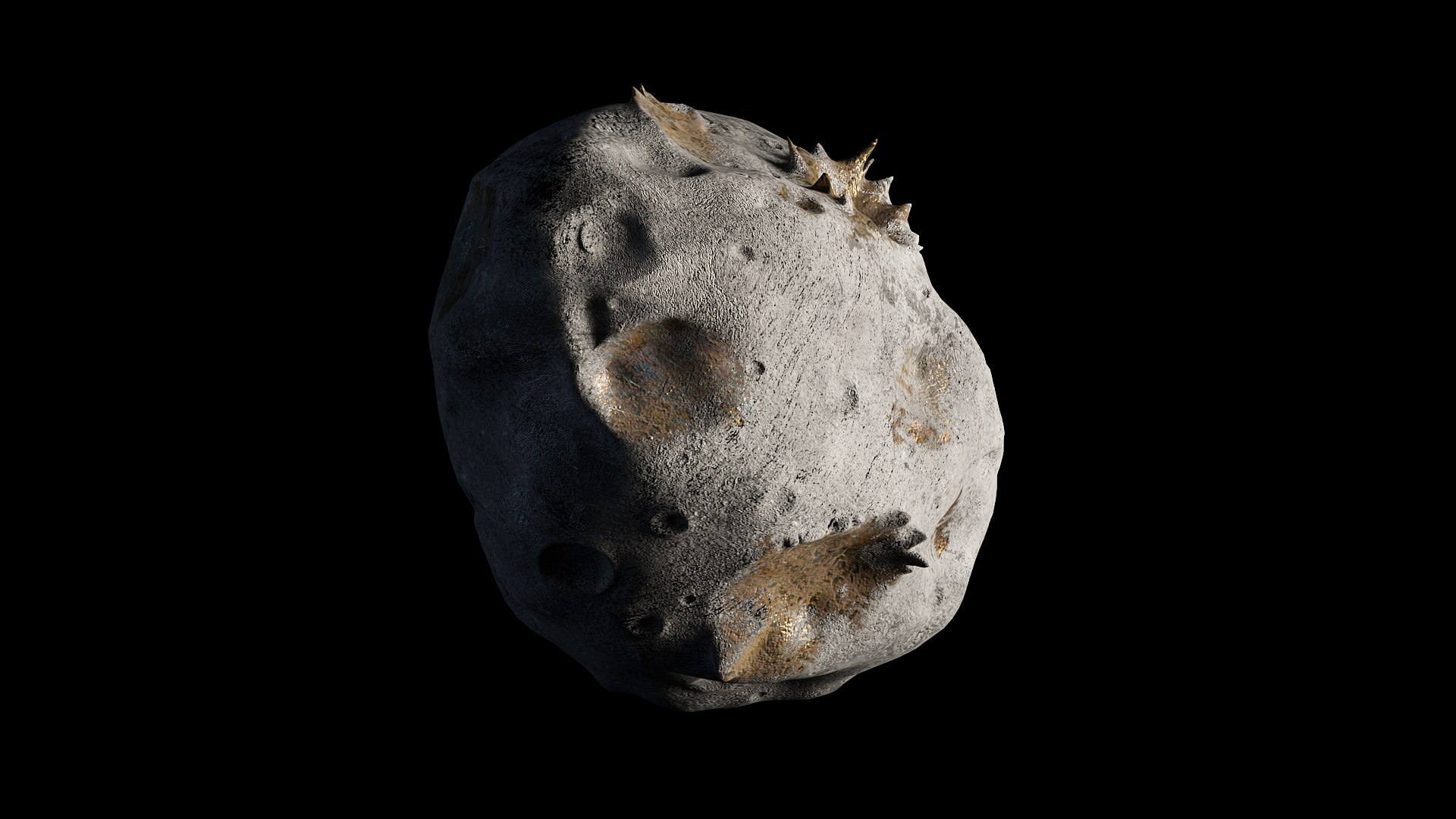 3D Asteroid 16 Psyche - TurboSquid 1511370