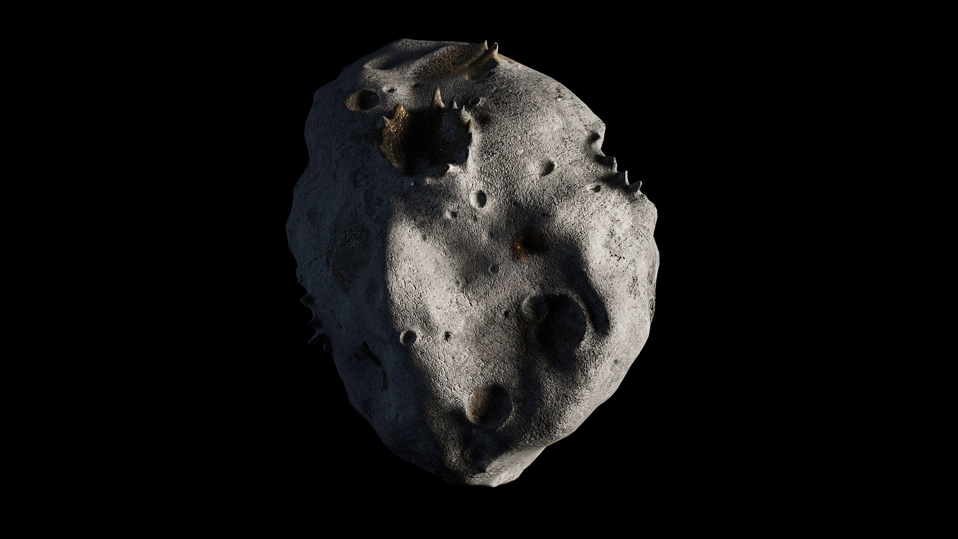 3D Asteroid 16 Psyche - TurboSquid 1511370
