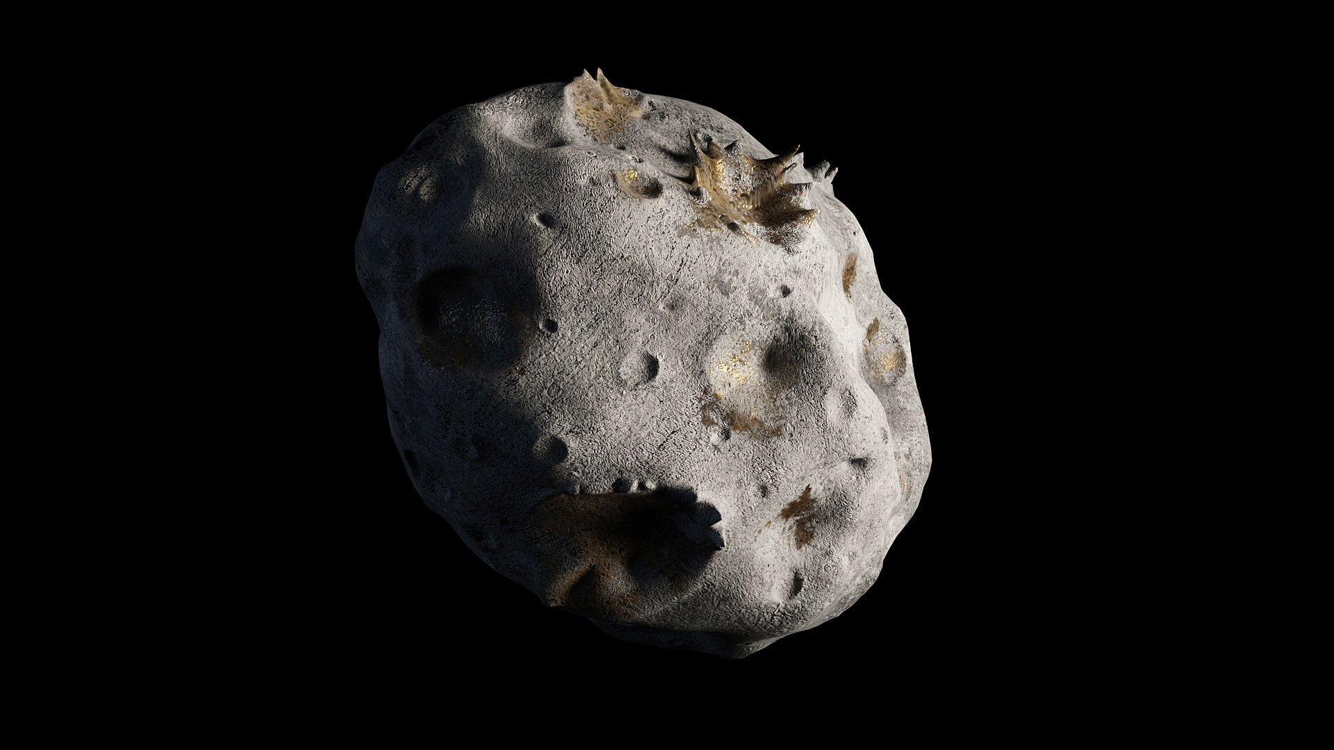 3D Asteroid 16 Psyche - TurboSquid 1511370