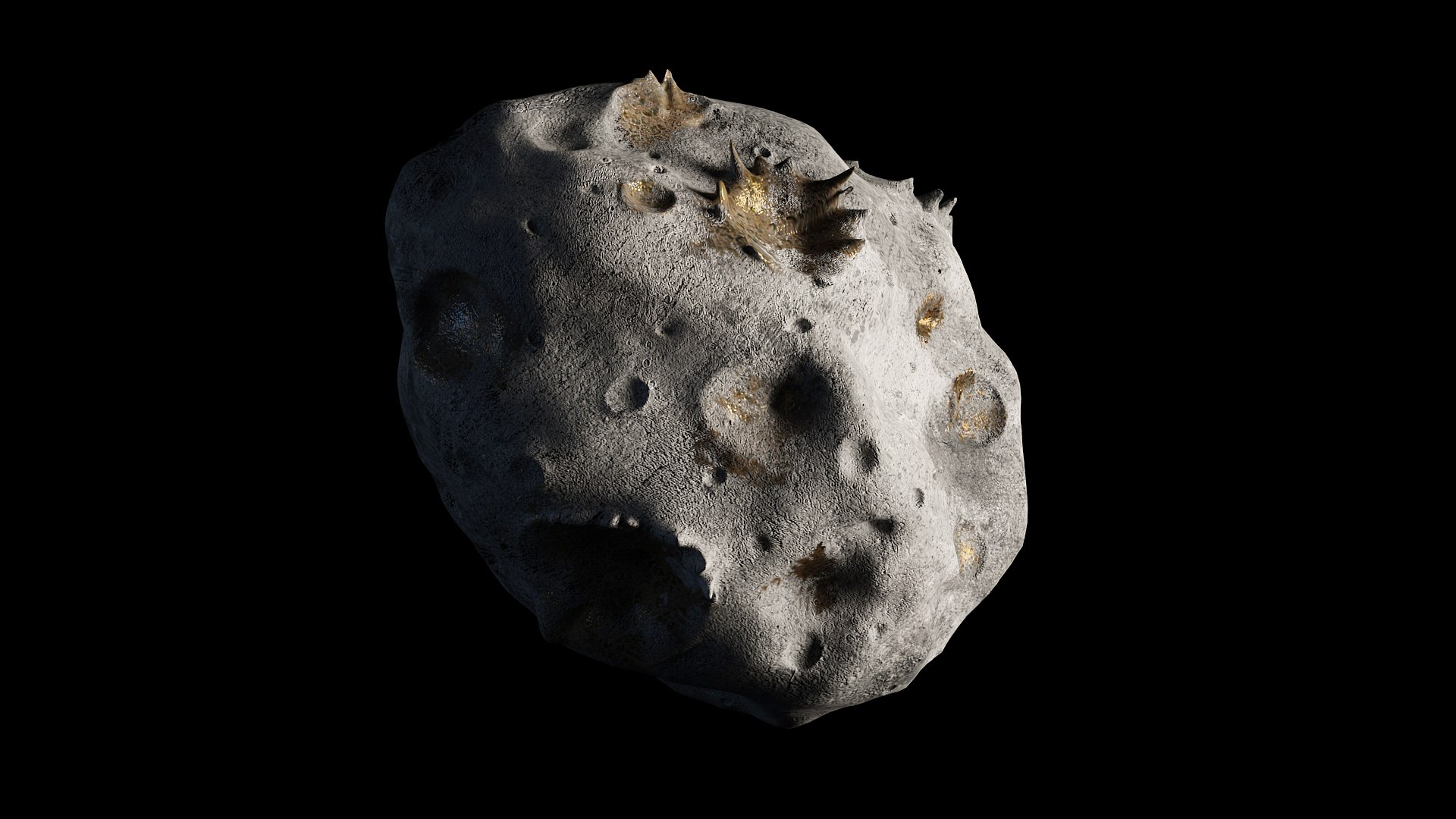 3D Asteroid 16 Psyche - TurboSquid 1511370