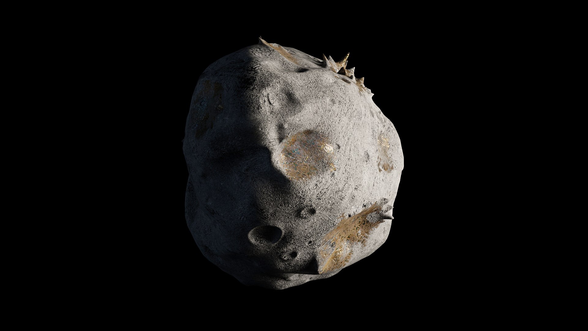 3D Asteroid 16 Psyche - TurboSquid 1511370