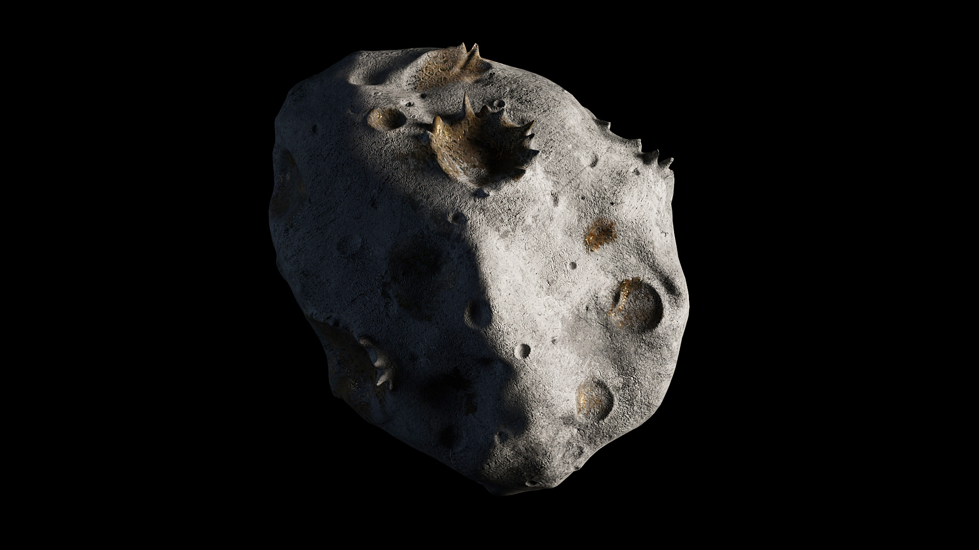 3D Asteroid 16 Psyche - TurboSquid 1511370