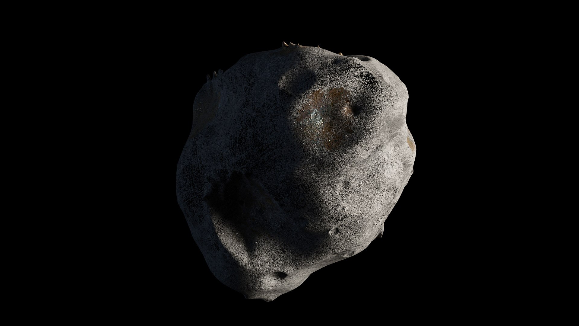 3D Asteroid 16 Psyche - TurboSquid 1511370